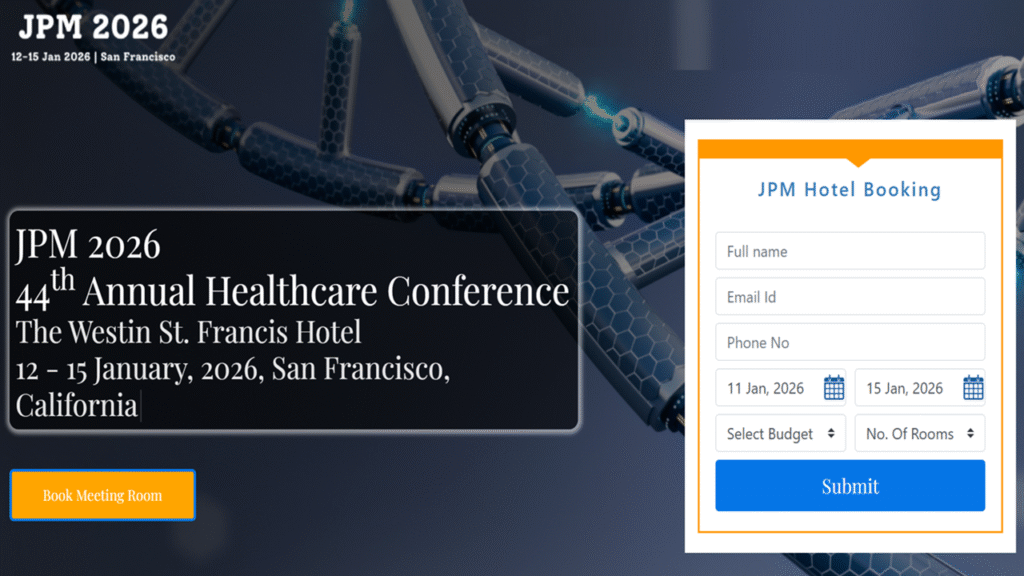 JPM 2026 Hotel and Meeting Room in San Francisco: Check Details